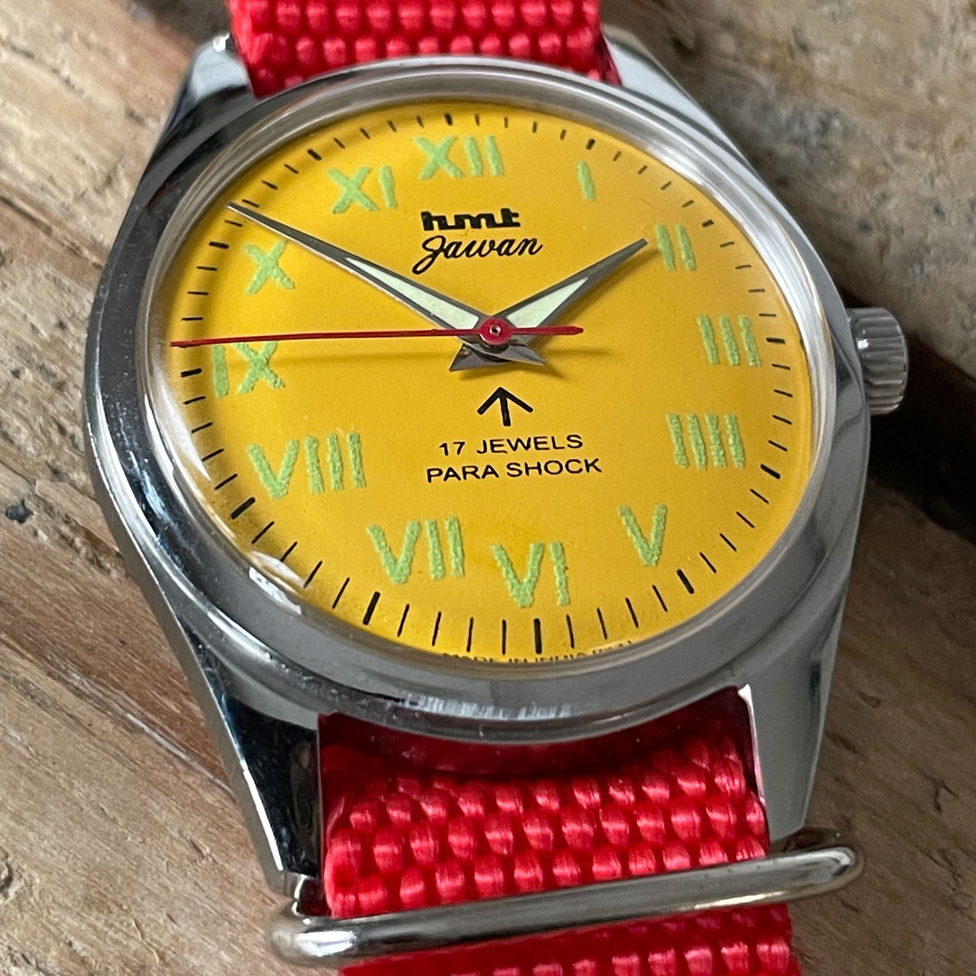 HMT Jawan militaire cadran jaune - subtinnio